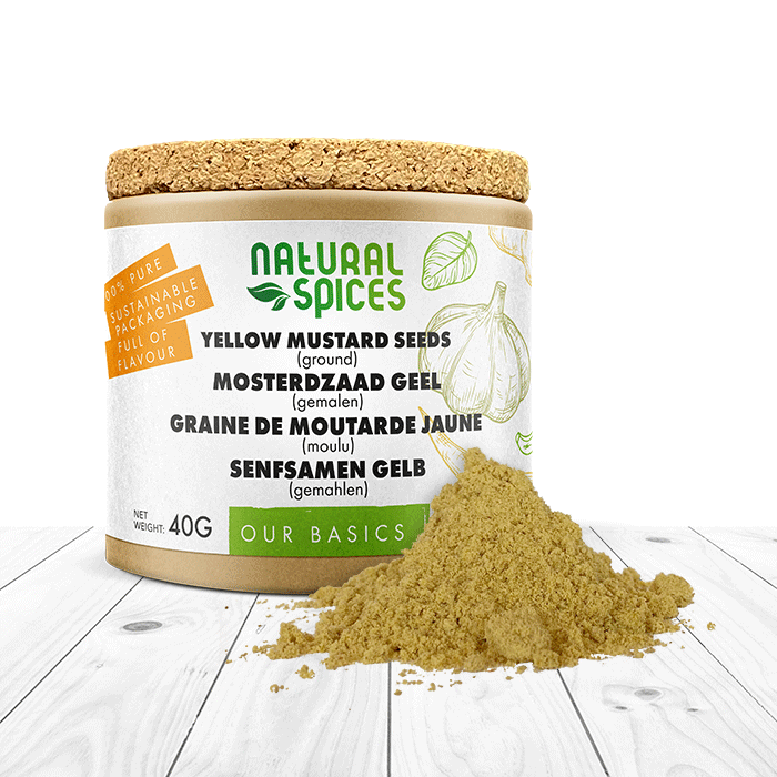 Buy Ground mustard seed online at Natural Spices